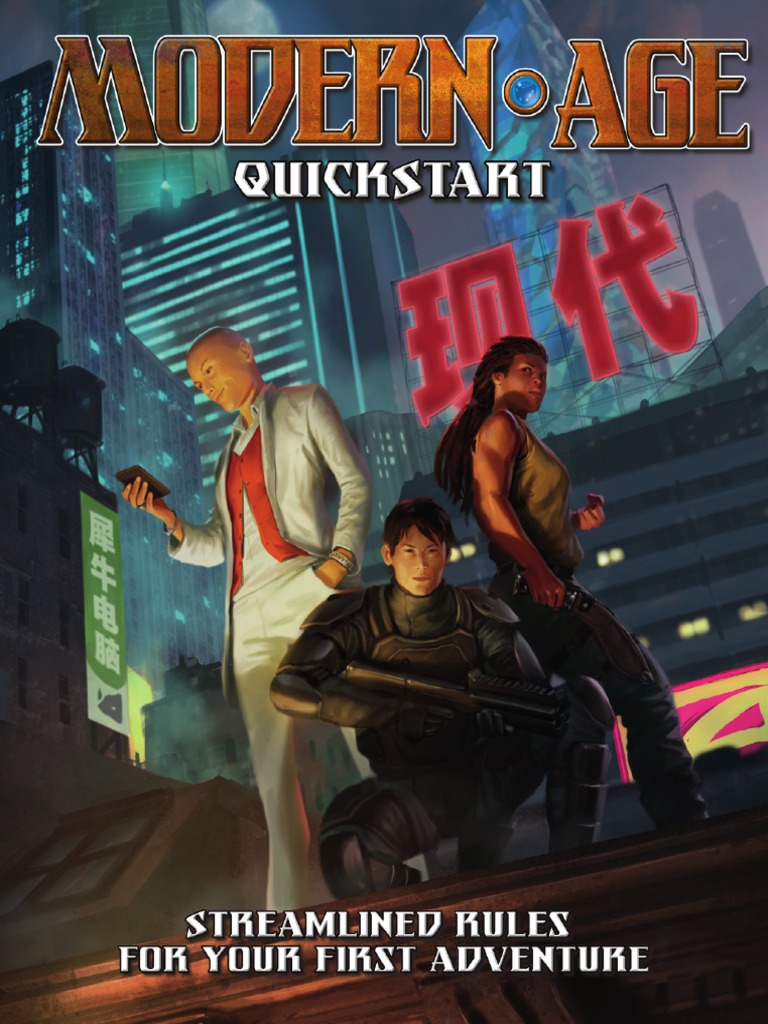 Modern AGE RPG Quickstart | PDF | Semi Automatic Firearm | Firearms