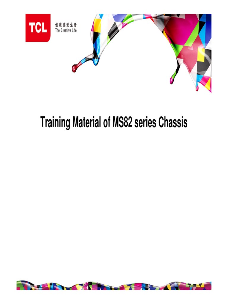 Training Material of MS82 Series Chassis | PDF | Hdmi | Backlight