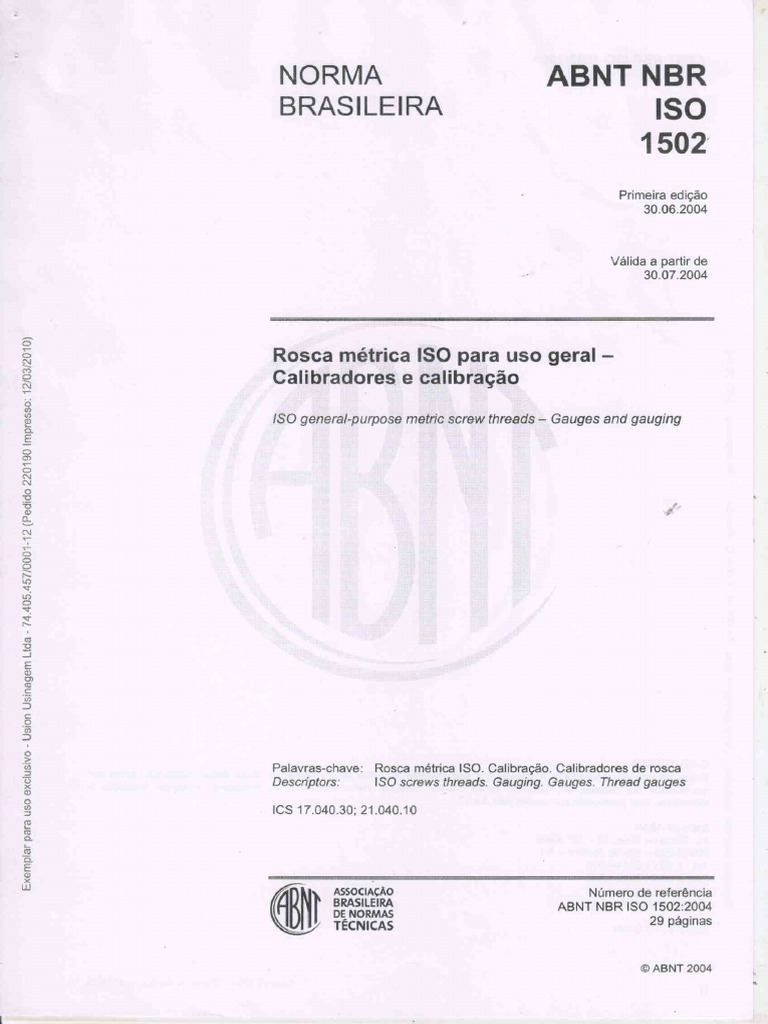 ISO 1502 - Calibrador PDF | PDF