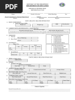 PPFT Form | PDF | Body Mass Index | Sports