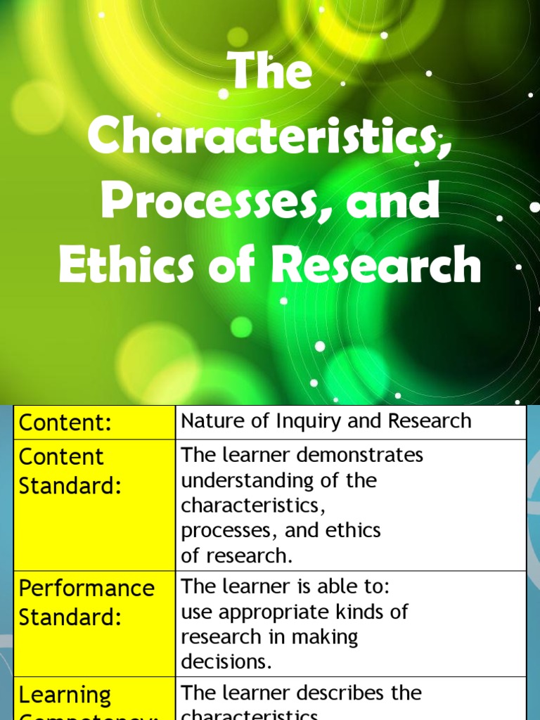 Research Ethics and Processes | PDF | Scientific Method | Research Design