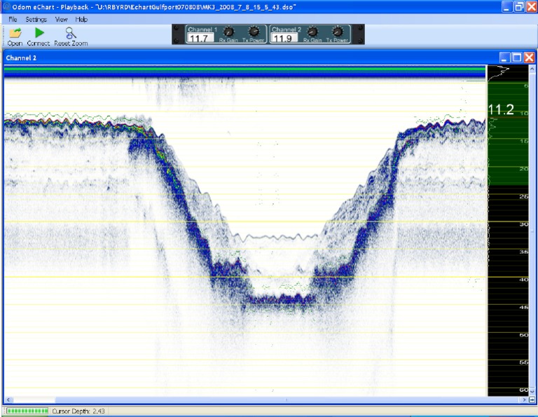 Echotrac MKIII EChart Screen Capture | PDF