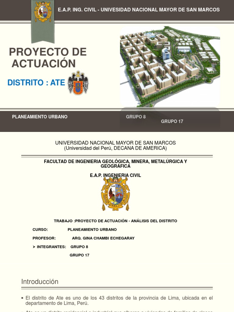 Distrito Ate | PDF | Población | Lima