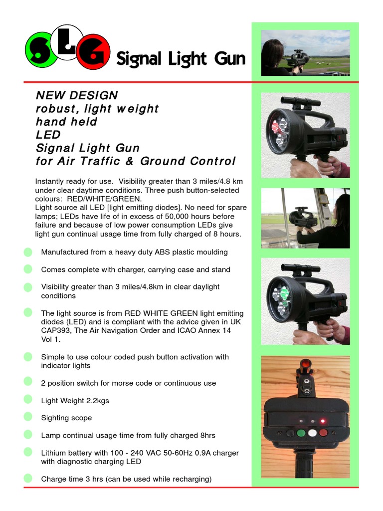 Signal Light Gun | PDF | Light Emitting Diode | Battery Charger