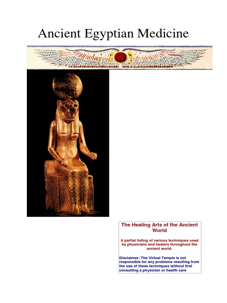 Ancient Egyptian Medicine 1 | PDF | Magic (Paranormal) | Physician