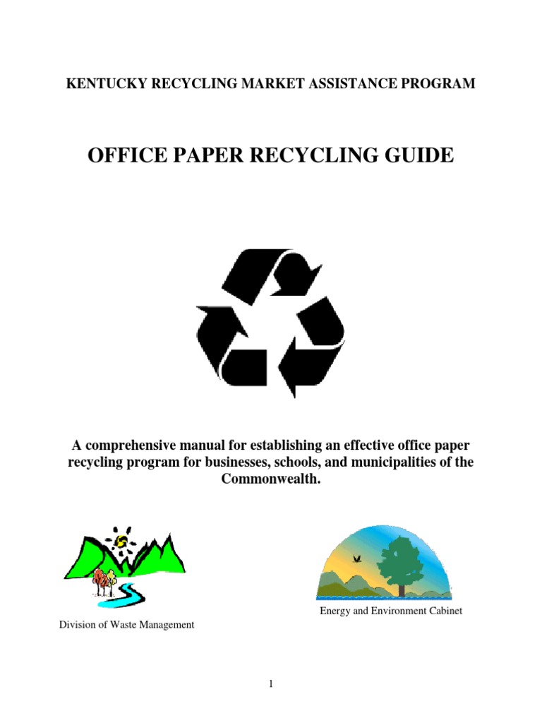 Office Paper Recycling Guide: Kentucky Recycling Market Assistance ...