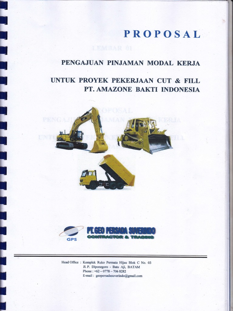 Proposal Pinjaman Modal Kerja | PDF