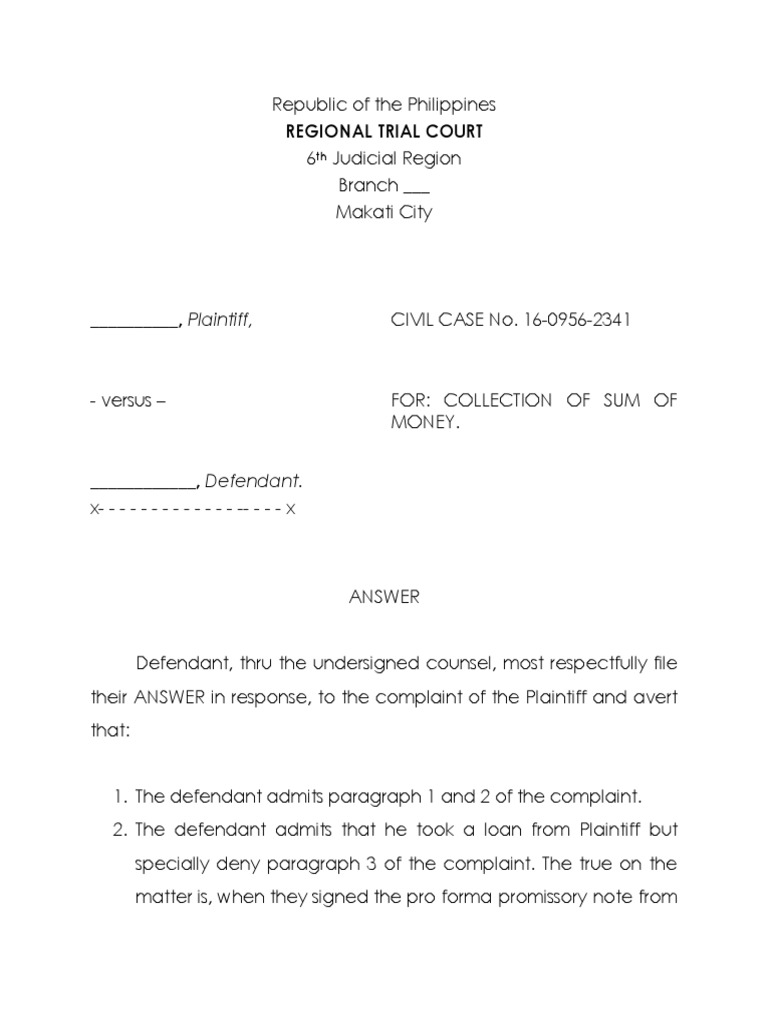 Regional Trial Court | PDF