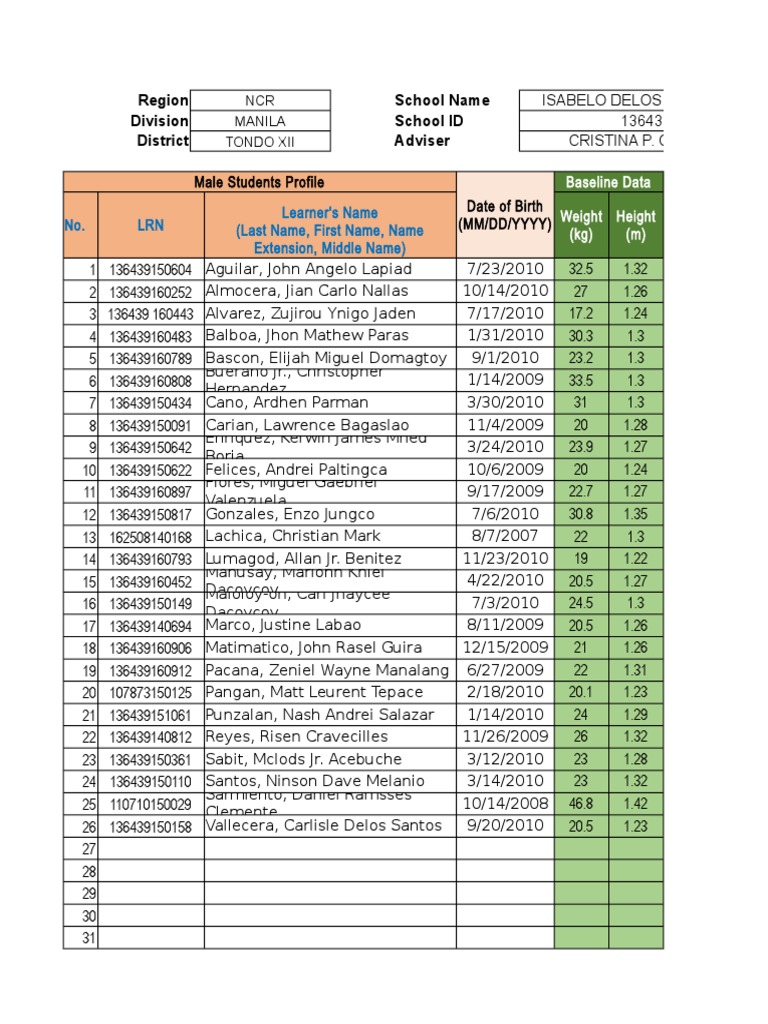 Automated Sf8 Apitong | Download Free PDF | Human Size | Obesity