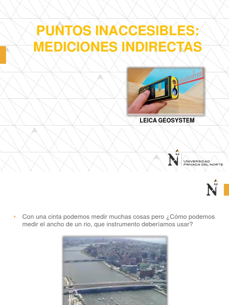 Medición Indirecta en Topografía | PDF | Medición | Enseñanza de matemática