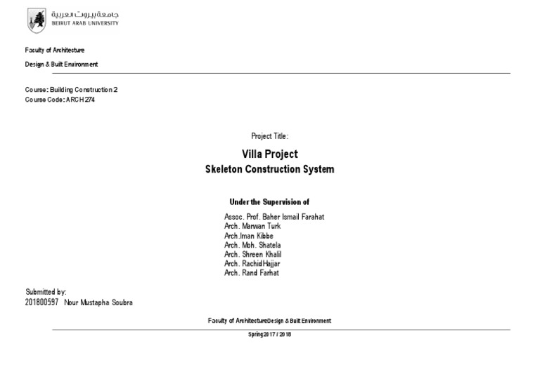 Project Format of Cover Page | PDF