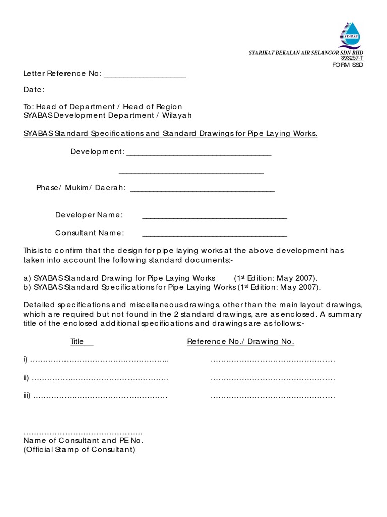 07 SSD Form PDF | PDF