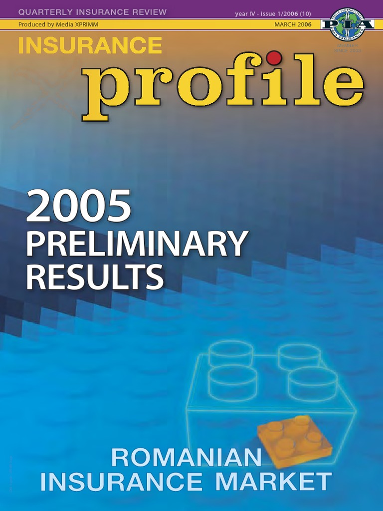 Ins - Profile Rezultate - 2005 PDF | PDF | Insurance | Banks