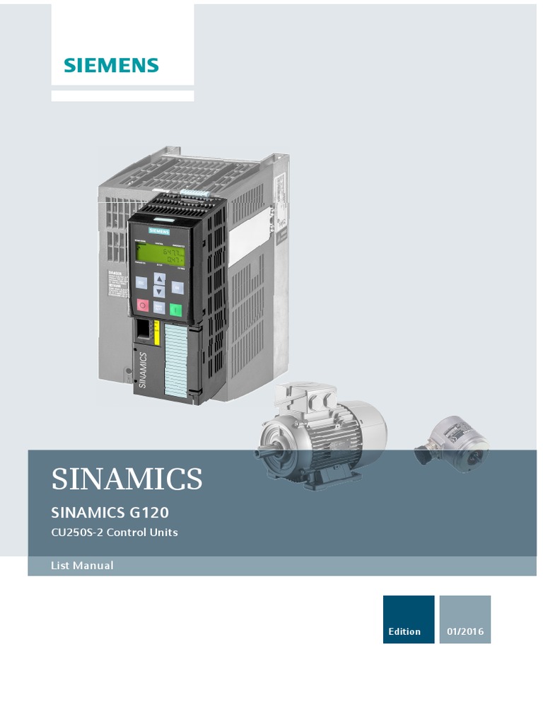 Siemens - g120 Cu250s-2 List Manual | Parameter (Computer Programming) | Online Safety & Privacy