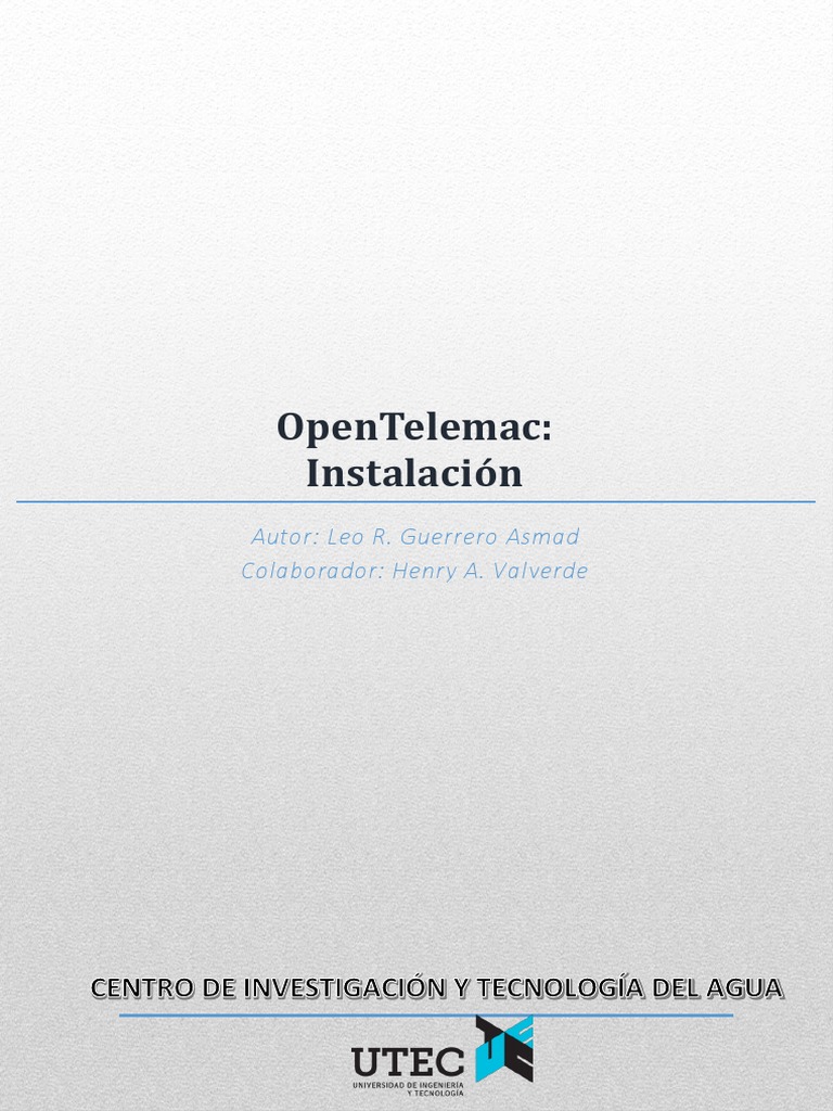 Instalación de Open Telemac | PDF | Compatibles con PC Ibm | Familias ...