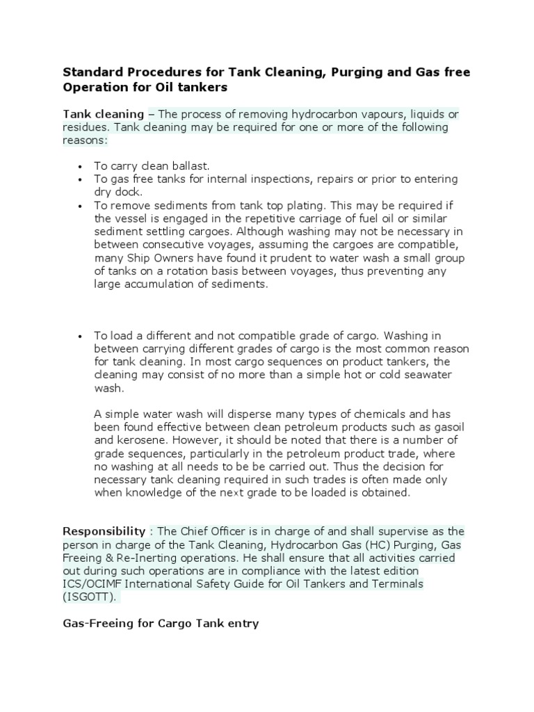 Crude Oil Tank Cleaning | PDF | Oil Tanker | Petroleum