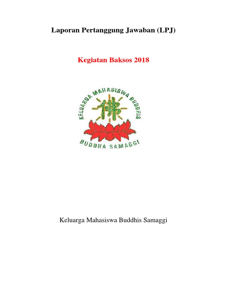 Contoh LPJ | PDF