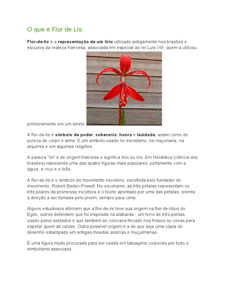 Flor de Lis | PDF