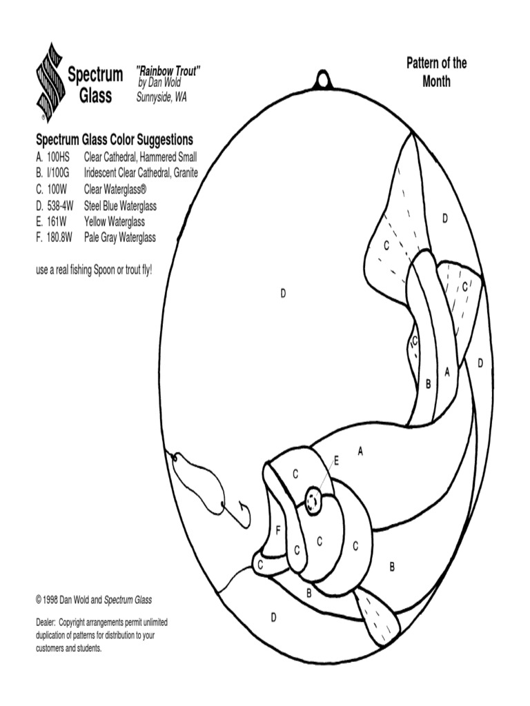 Spectrum Glass: Pattern of The Month | PDF