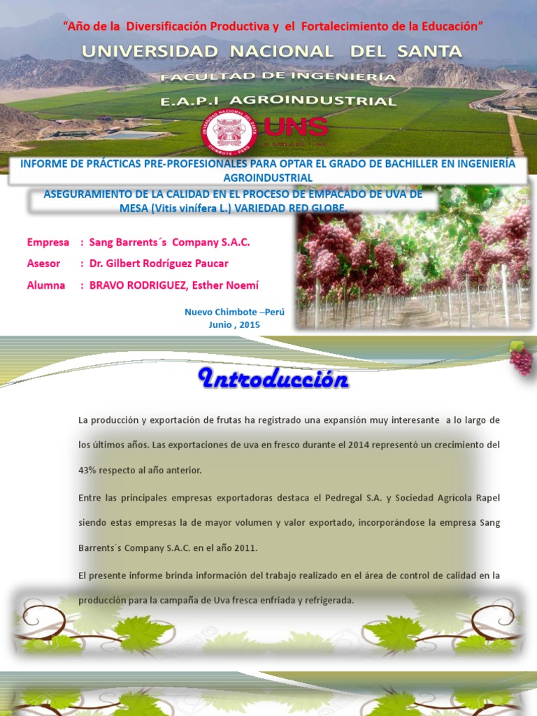 Proceso de empaque de uva fresca. | Caloría | Calor