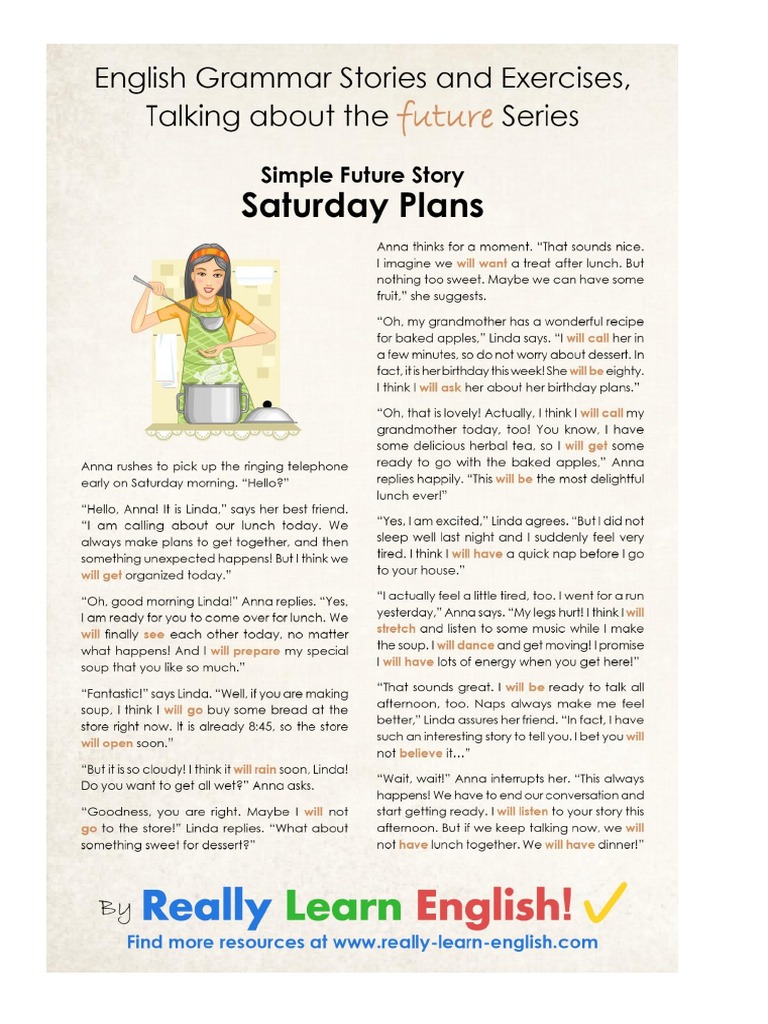 Simple Future Story | PDF