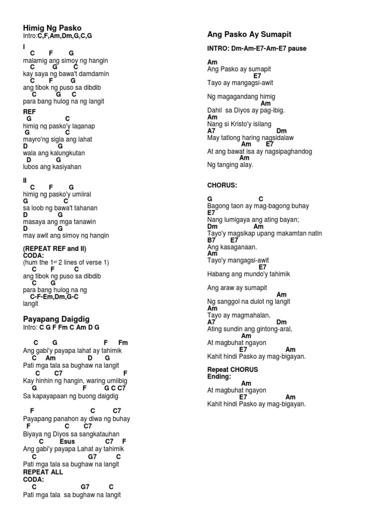 Himig NG Pasko | PDF