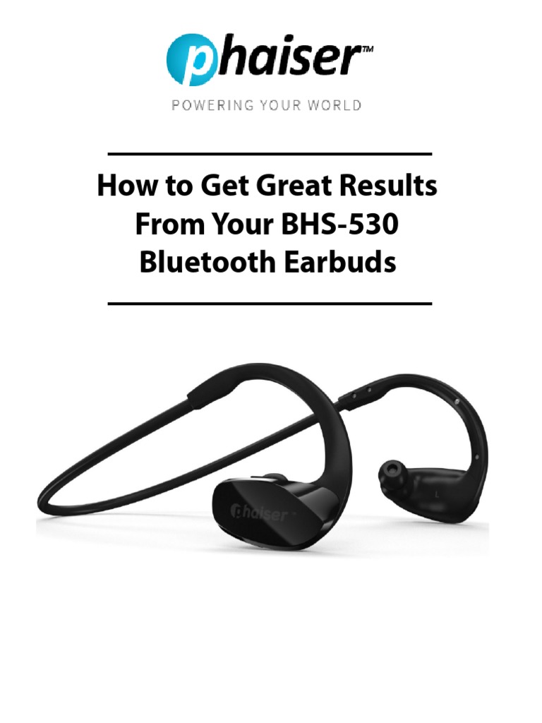 BHS-530 QuickStart Guide v3-2x PDF | PDF | Headphones | Bluetooth