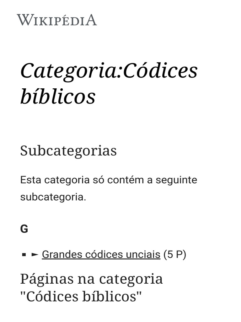 Códices Bíblicos | PDF | Book Arts | Textos cristãos antigos