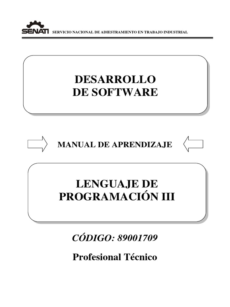 Lenguaje de Programacion III | PDF | Objeto (informática) | Active X Data Objects