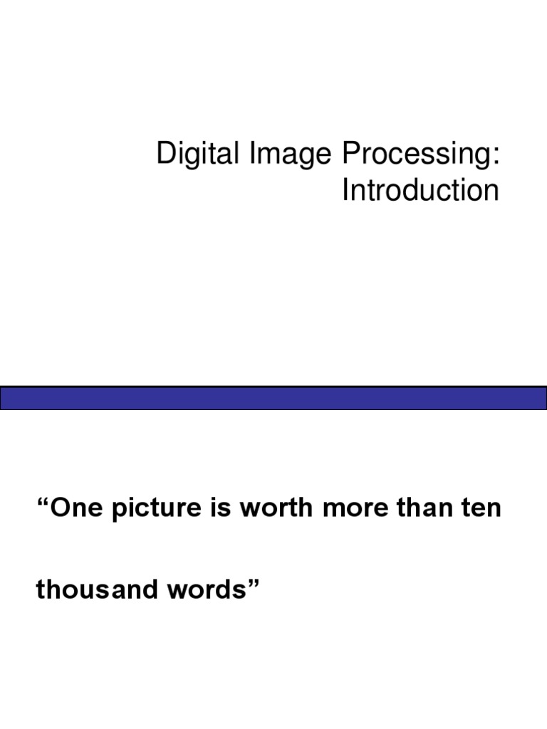 Image Processing-Introduction | PDF | Computer Vision | Digital Image