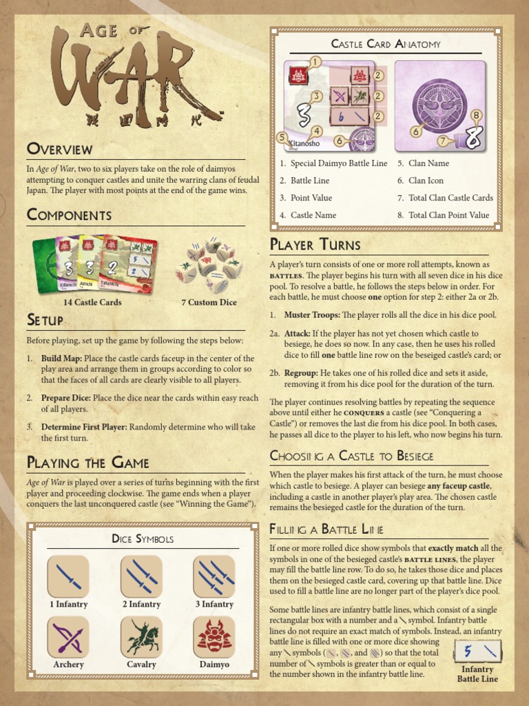 KN24 Rulebook Print | PDF | Dice | Leisure Activities