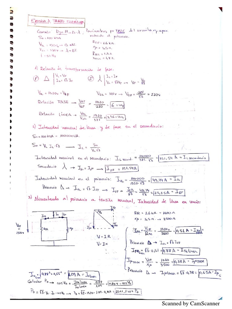 Ejercicios Trafos | PDF