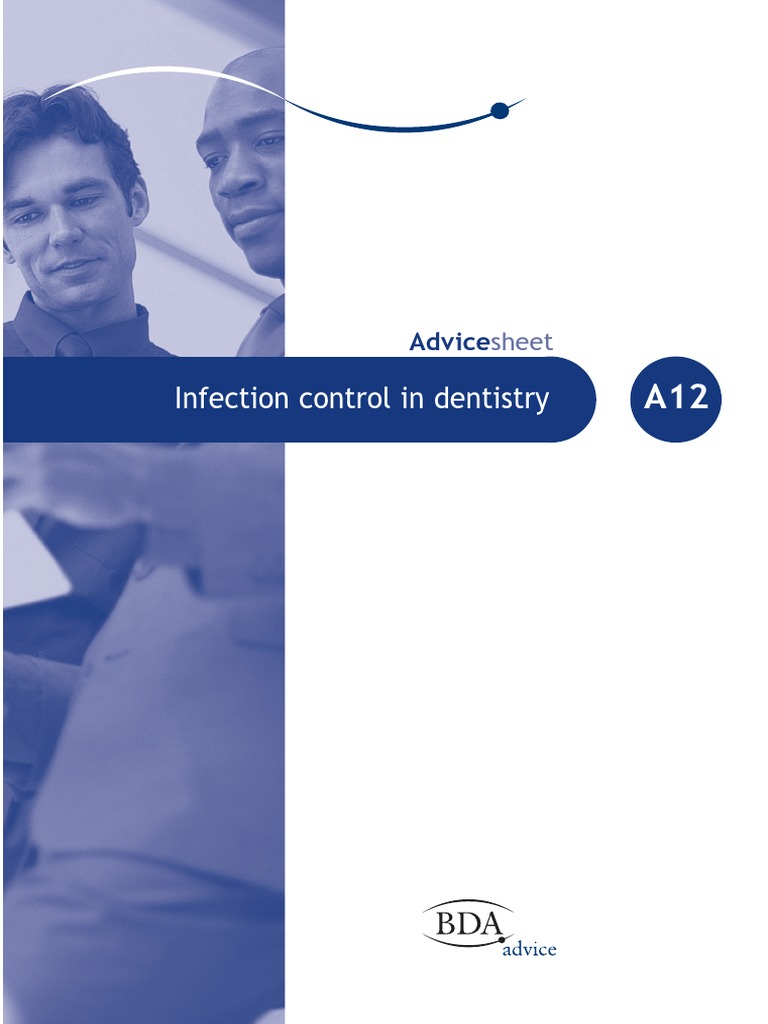 Advice Sheet A12 - Infection Control in Dentistry - Identist - 2 PDF ...