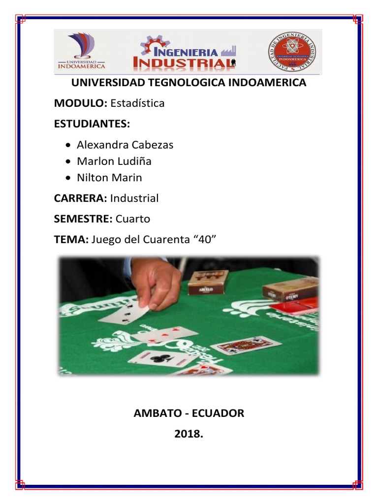 Reglas del Juego del Cuarenta | PDF | Jugando a las cartas ...