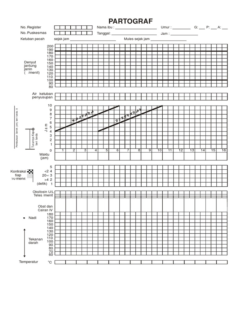 Daftar Tilik PARTOGRAF Dan Persalinan Dengan Apn | PDF