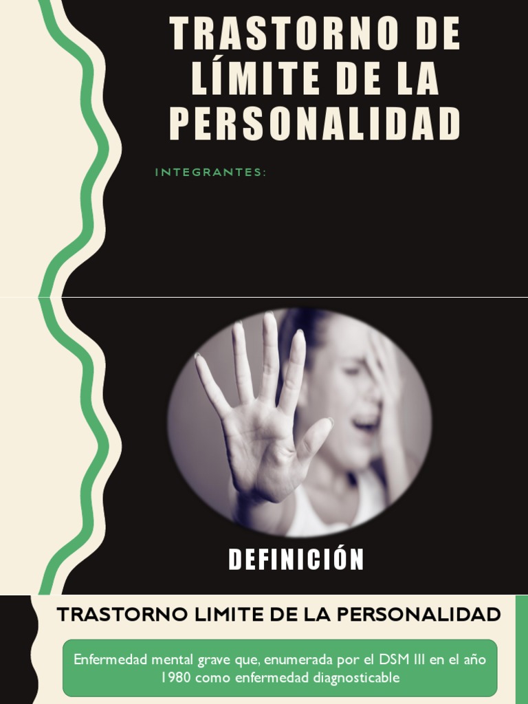 Trastorno Límite de La Personalidad | Trastorno límite de la ...