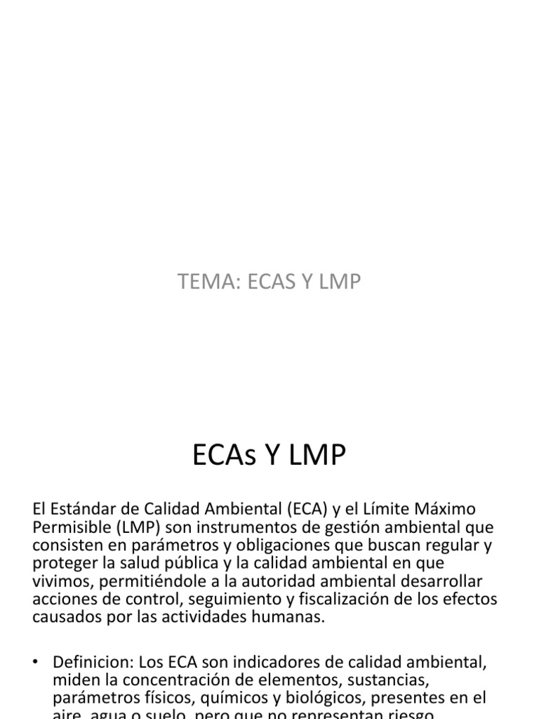 Tema Eca y LMP | PDF | Naturaleza | Science