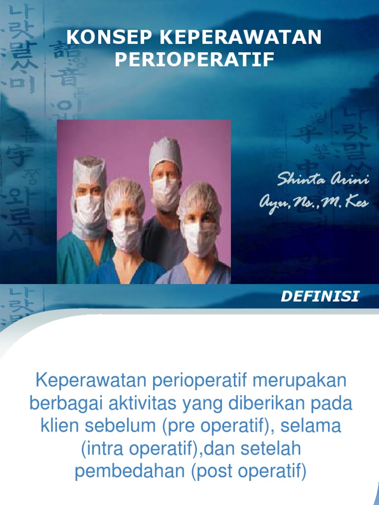 Asuhan Keperawatan Perioperatif | PDF