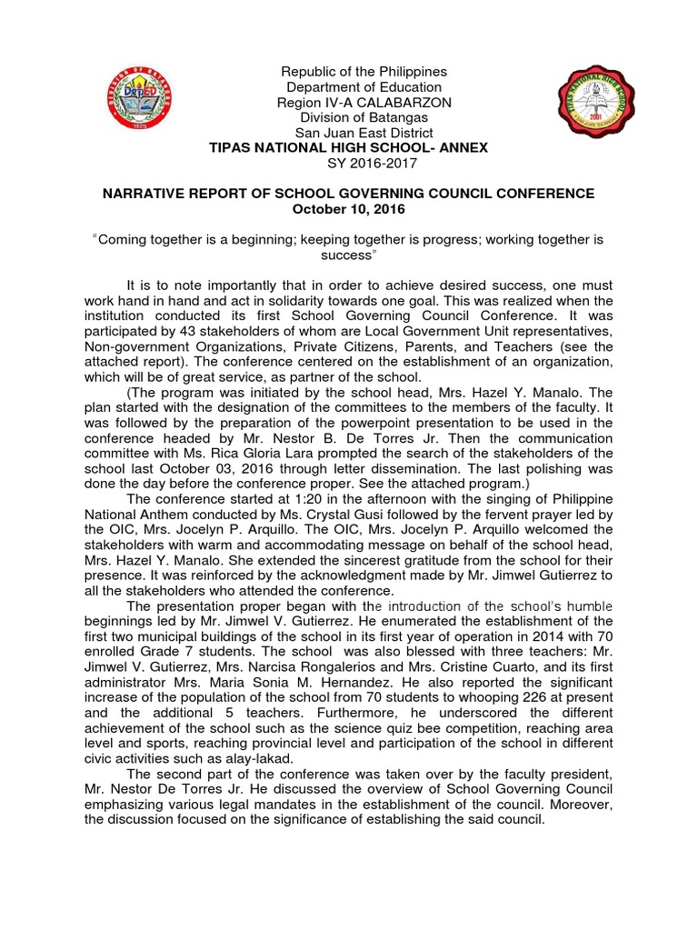 Narrative SGC | Download Free PDF | Behavior Modification