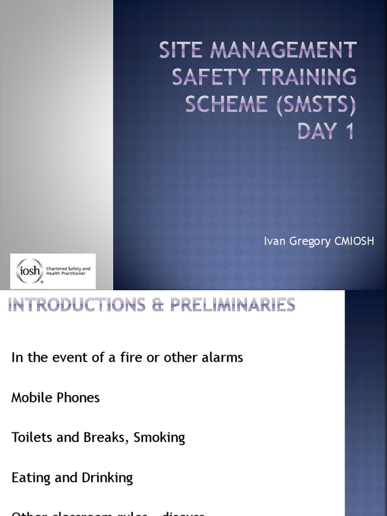 SMSTS Day 1 | PDF | Negligence | Tort