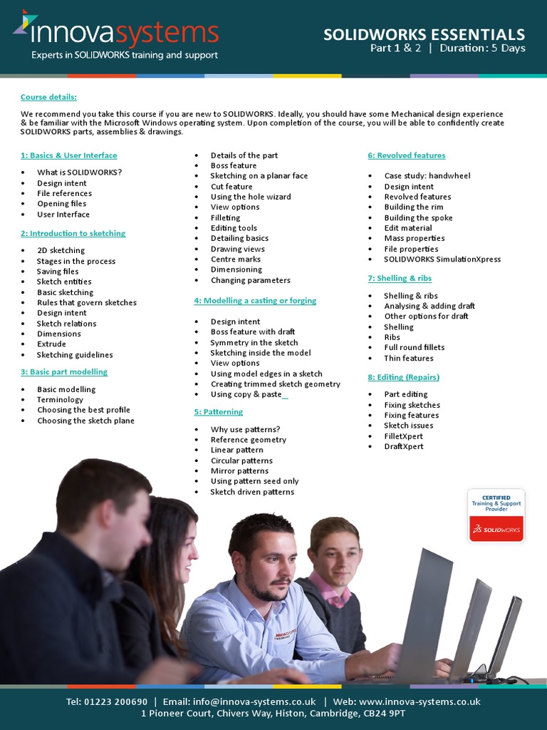 SOLIDWORKS Essentials Training Web | PDF | Areas Of Computer Science ...