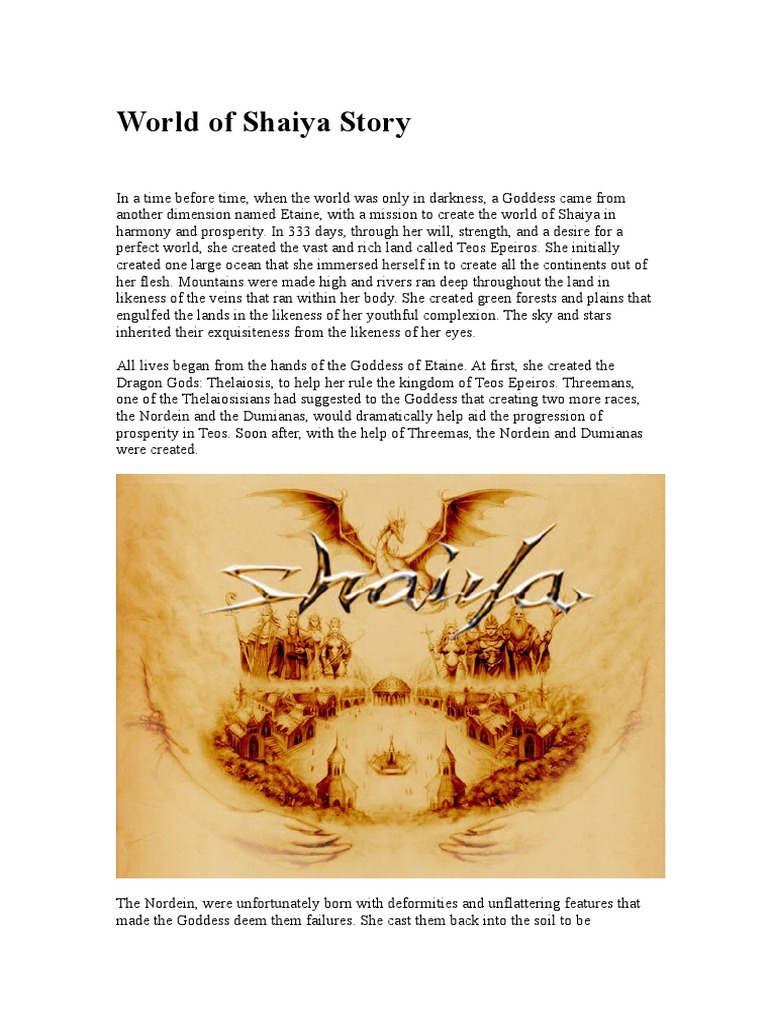 World of Shaiya Story | PDF | Elf (Dungeons & Dragons)