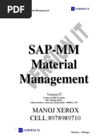 Sap MM Material Management Training Tutorial PDF | PDF | Sap Se | Business Process Management