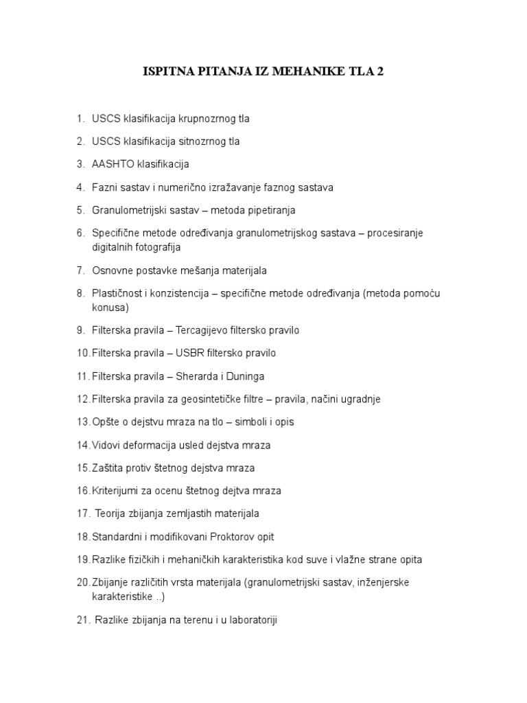 ISPITna Pitanja MT Master | PDF