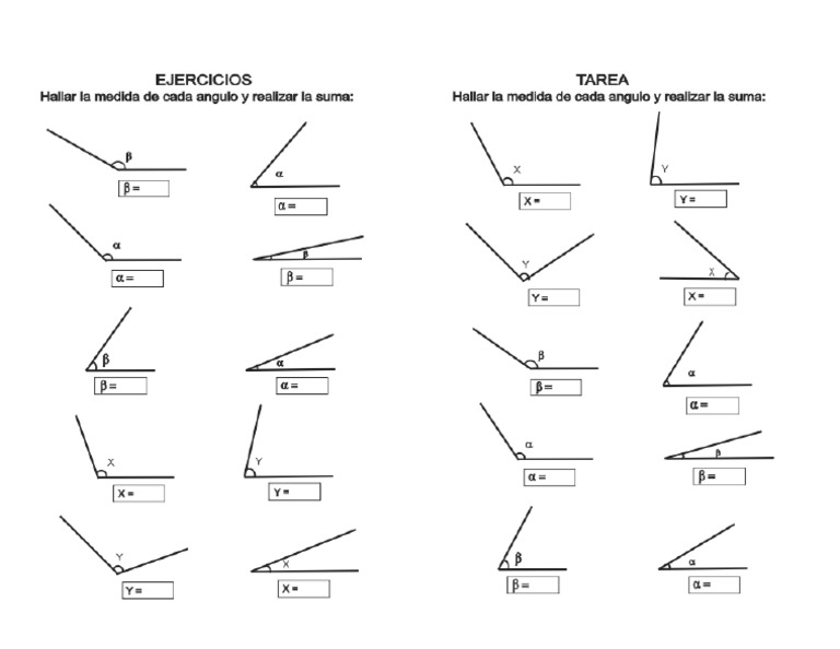 Angulos Tarea | PDF