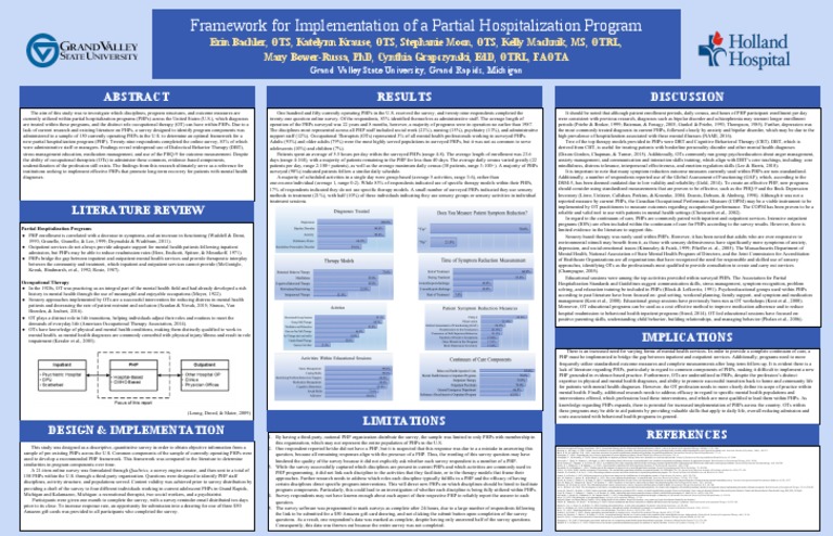 PHP Poster 1 | PDF | Dialectical Behavior Therapy | Cognitive ...