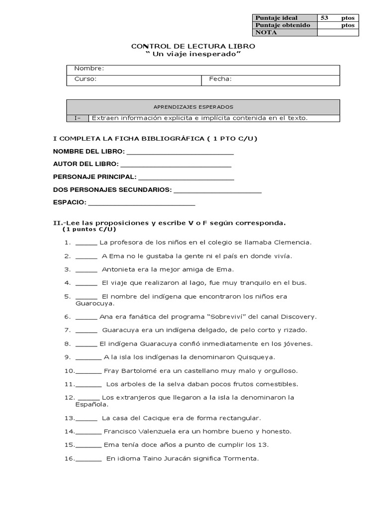 Prueba El Viaje Inesperado | PDF | Ocio