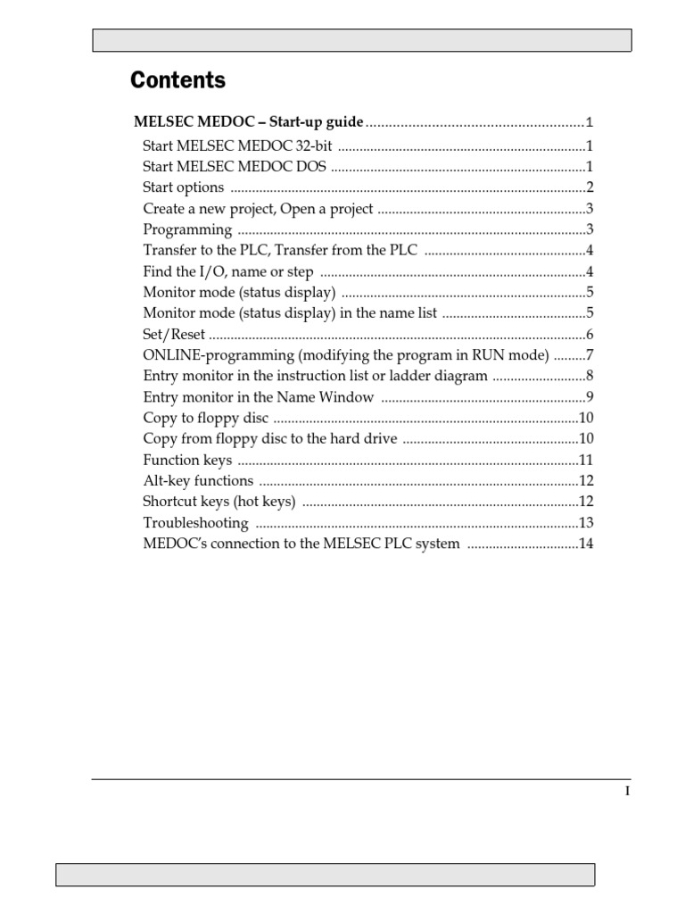 Medoc Dos | PDF | Dos | Programmable Logic Controller