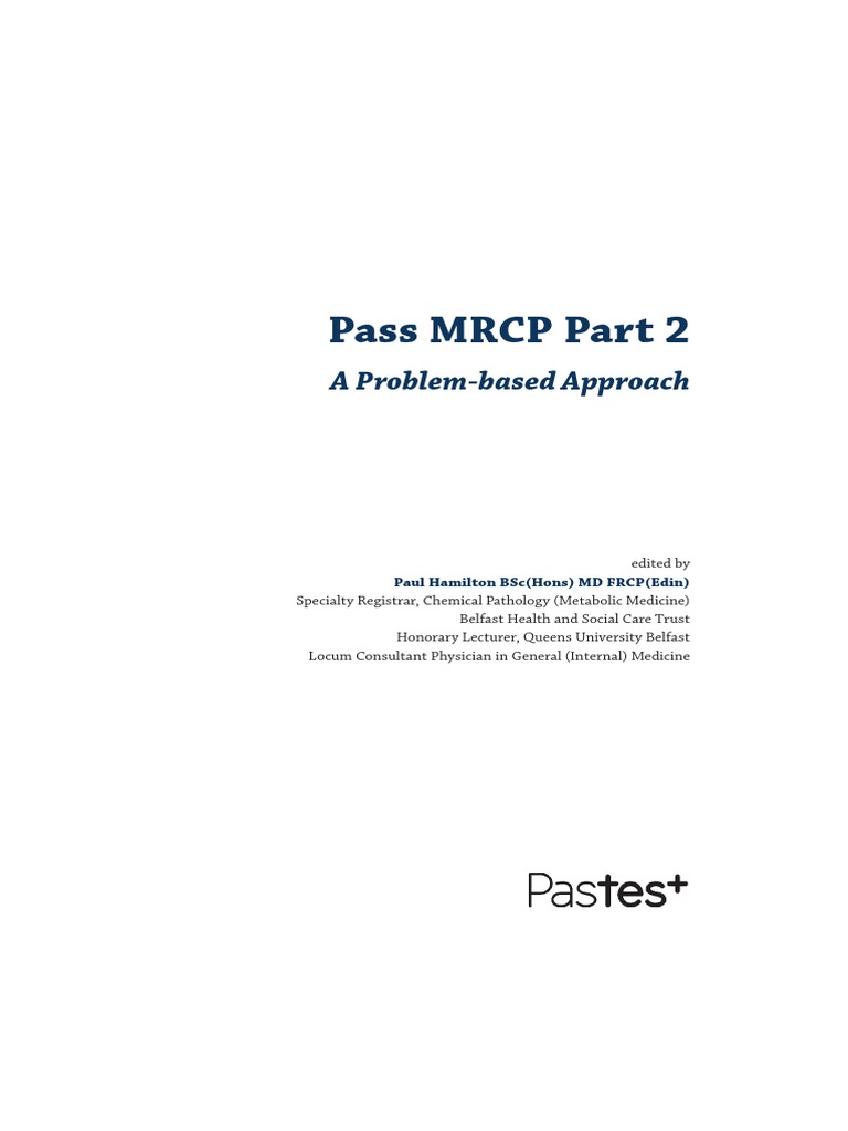 Pass MRCP Part 2 (Sample) | PDF | Hypertension | Cardiology