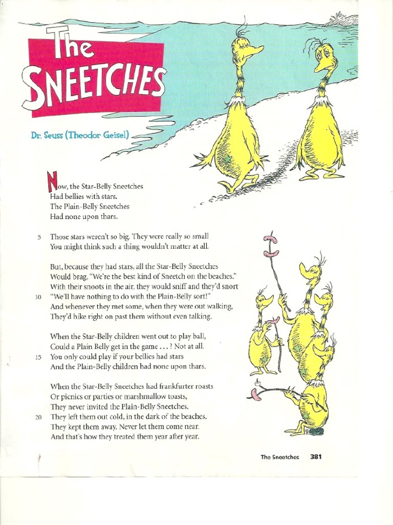 The Sneetches PDF | PDF
